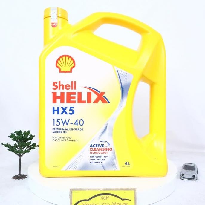 Jual Promo Shell Helix Hx5 Sae 15W-40 4 Liter Api Sn/Cf Oli Mobil Mesin ...