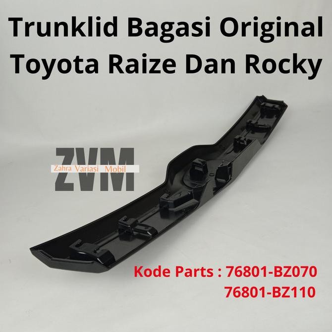 Jual Promo Trunklid Bagasi Original Toyota Raize Dan Rocky/Garnish ...