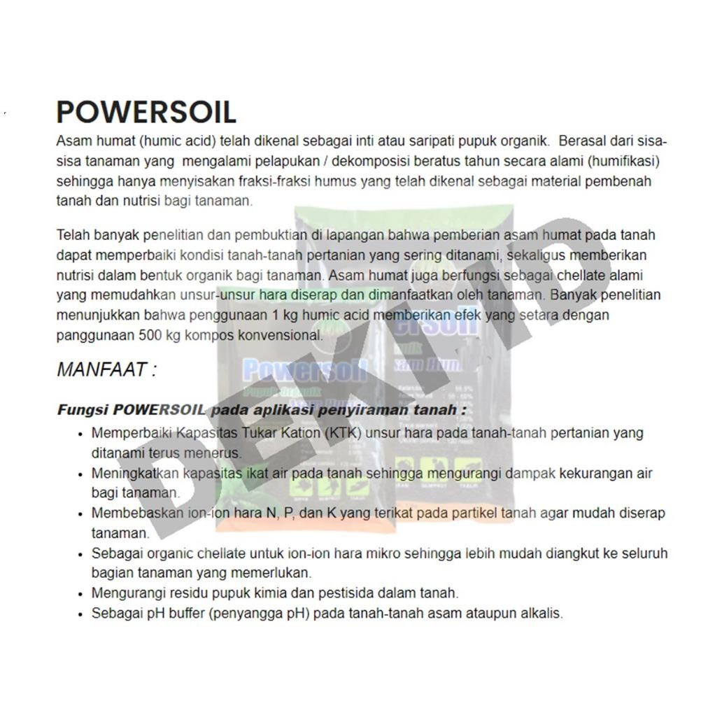 Jual Bisa COD Powersoil Asam Humat Pupuk Organik Pembenah Penyubur Tanah Humic Acid Premium ...