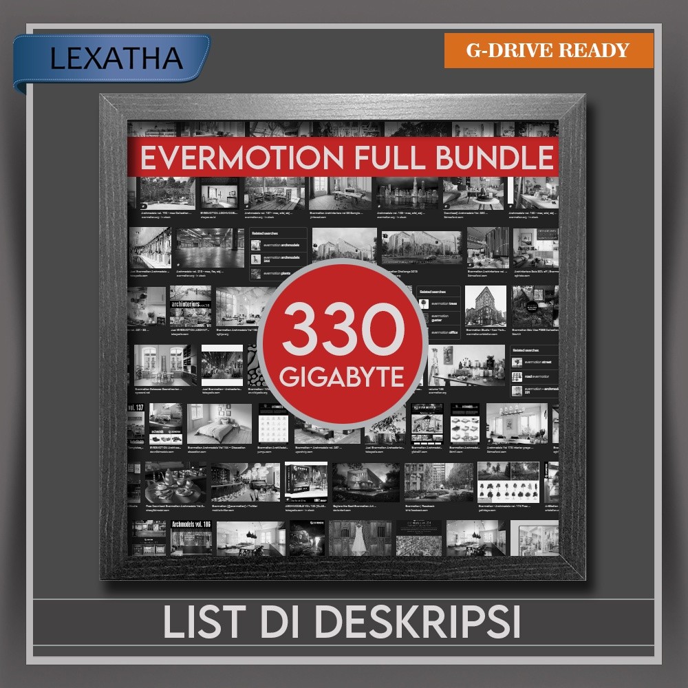 Jual 3D MODELS - Evermotion FULL BUNDLE 330GB - LIST DI DESKRIPSI ...