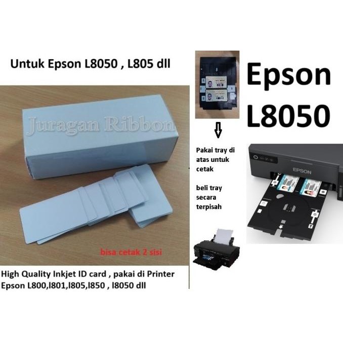 Jual Inkjet Id Card Isi 250 Pcs/Box Epson L805 Pre-Order High Quality ...