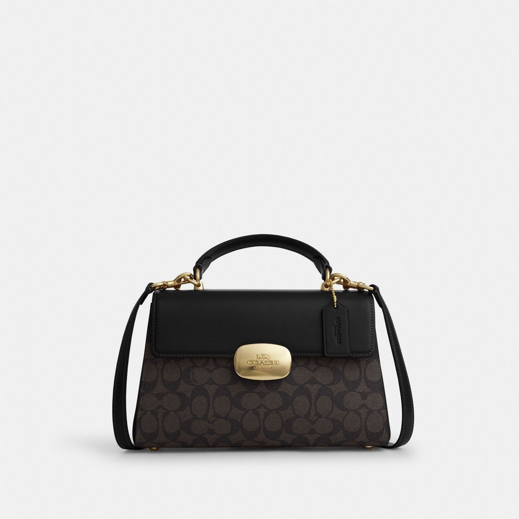 Jual Coach Eliza Top Handle In Signature Canvas - Tas Wanita | Shopee ...