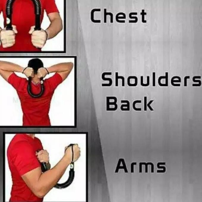 Jual Alat Olahraga Power Twister 30Kg Pembentuk Otot Lengan Dada Dan ...