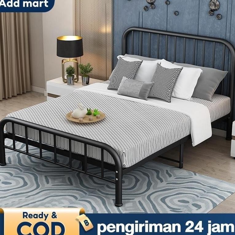 Jual Rangka tempat tidur besi Tempat tidur dipan Ranjang besi minimalis ...