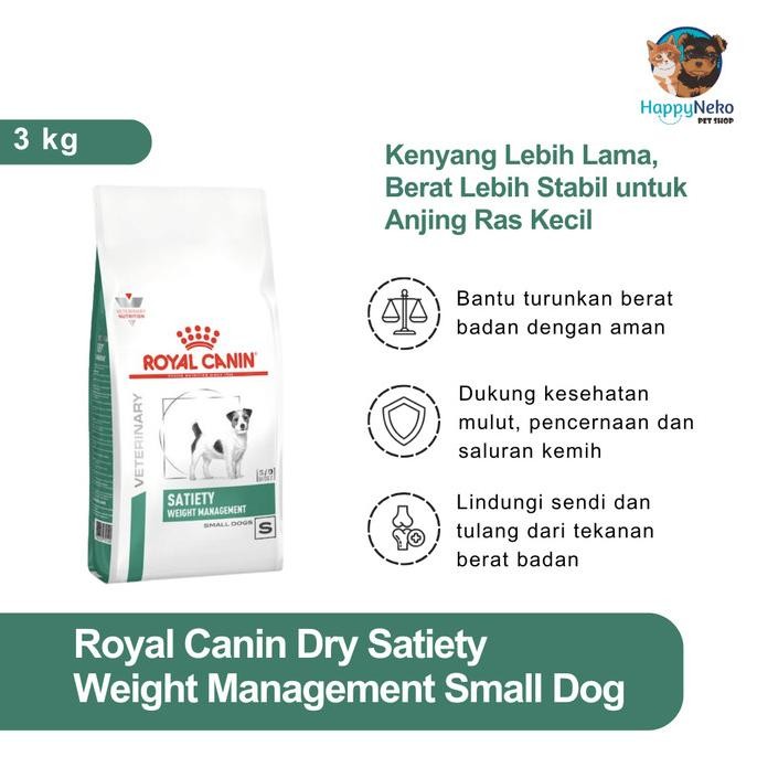 Jual Baru Royal Canin Satiety Small Dog 3KG Anjing Ras Kecil Yang ...
