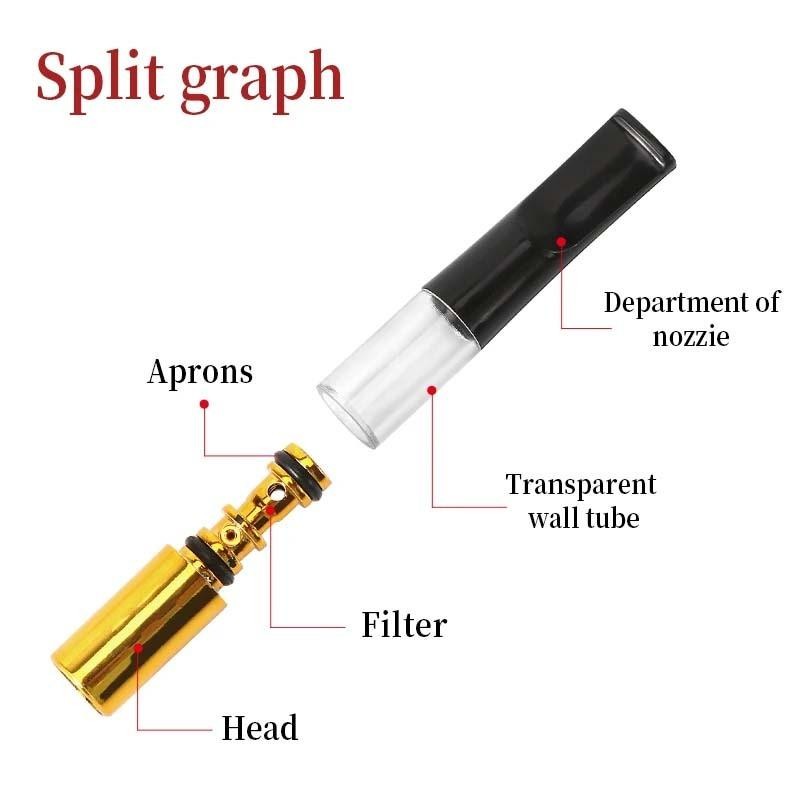 Jual 5 Pcs Filter Asap Kretek/Filter Asap Permanen/Pipa Filter Rokokok ...