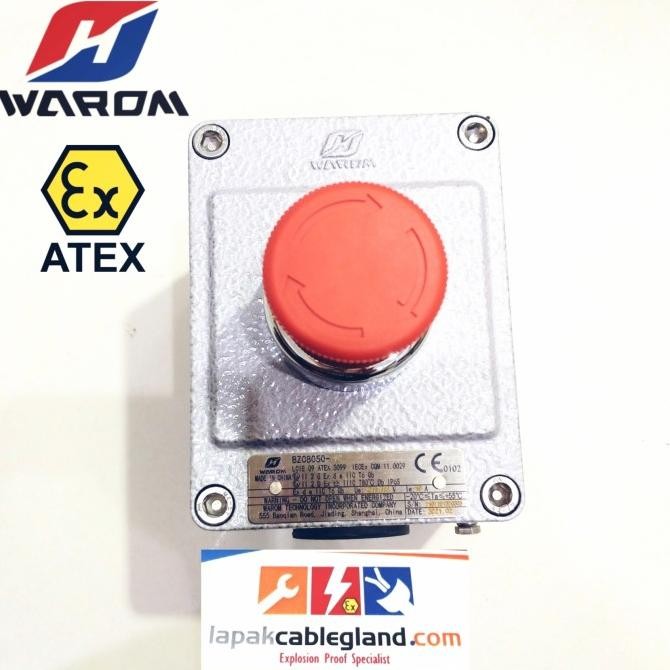 Jual Warom Exproof Exd Lcs Aluminium Emergency Push Button Esd Bza8050 ...