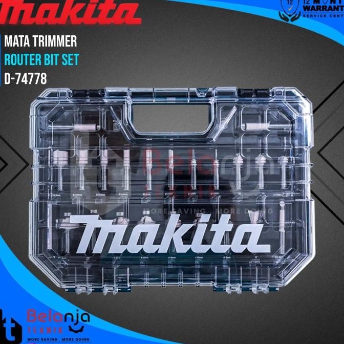 Jual Grosir Makita Router Bit Set 22 Pcs Mata Trimmer Profil Kayu 8 Mm ...