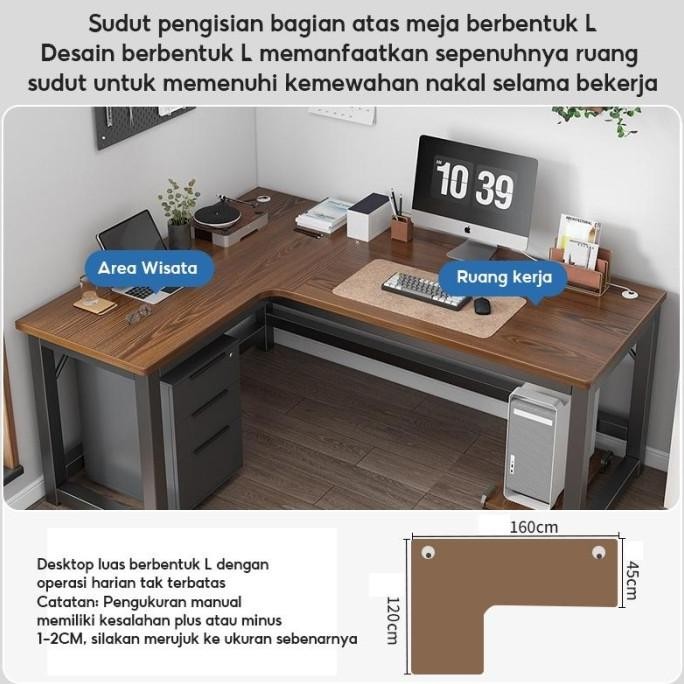Jual Meja L Meja Kantor Serbaguna Meja Kerja Meja Belajar Murah L ...
