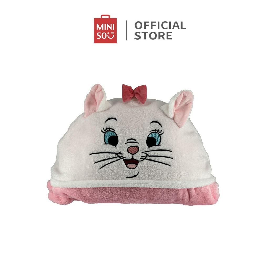 Jual MINISO X DISNEY WINNIE THE POOH CAT SELIMUT BERKERUDUNG HOODED ...
