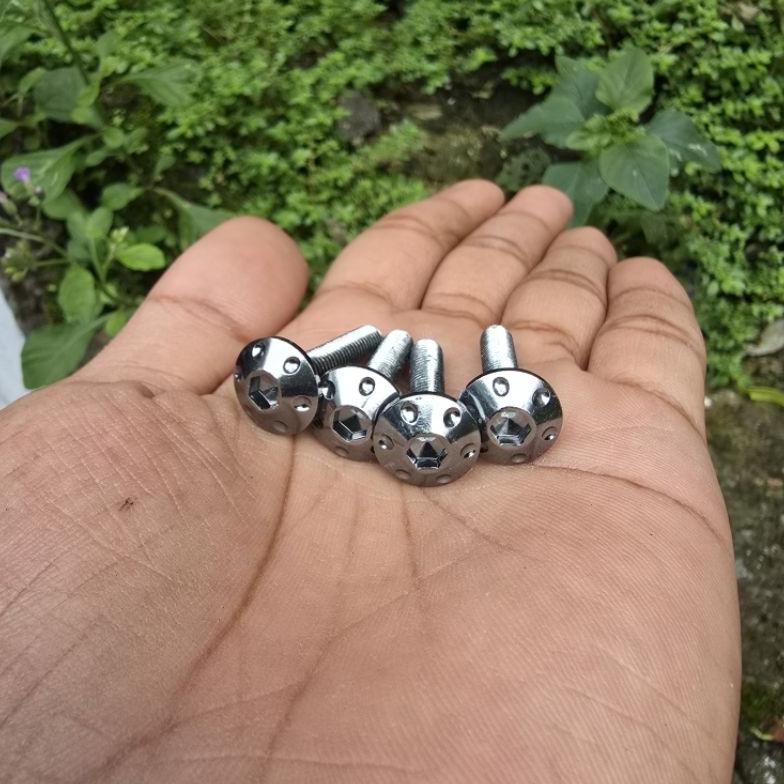 Jual Bas-12 4 Pcs Baud Probolt Visor Nmax Aerox Lexi Adv Pcx | Shopee ...
