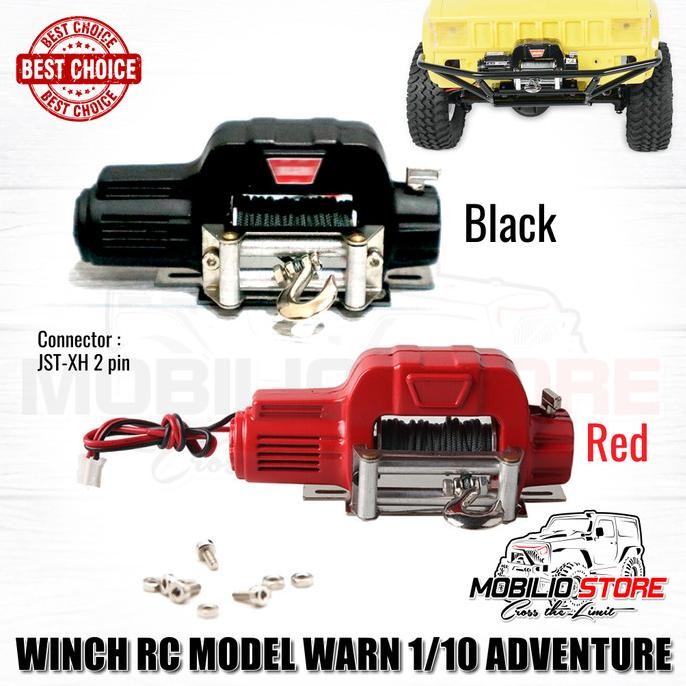 Jual Winch RC Model Warn Rock Crawler Adventure 1:10 Scale | Shopee ...
