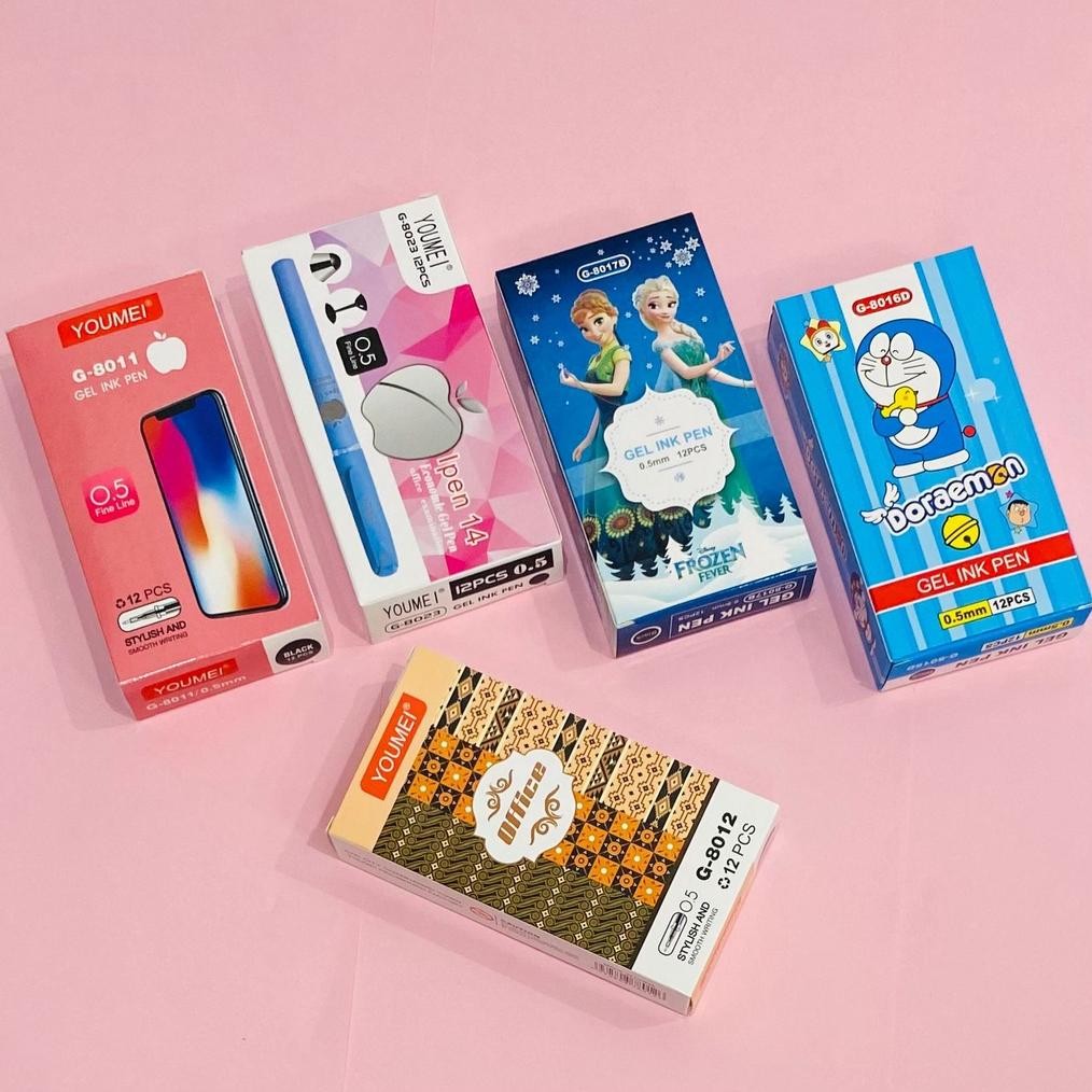 Jual We-12 Hd Pulpen Gel Apel / Pulpen 0.5Mm / Pena Gel | Shopee Indonesia