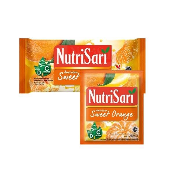 Jual NUTRISARI AMERICAN ORANGE 10 PCS X 12 GR | Shopee Indonesia
