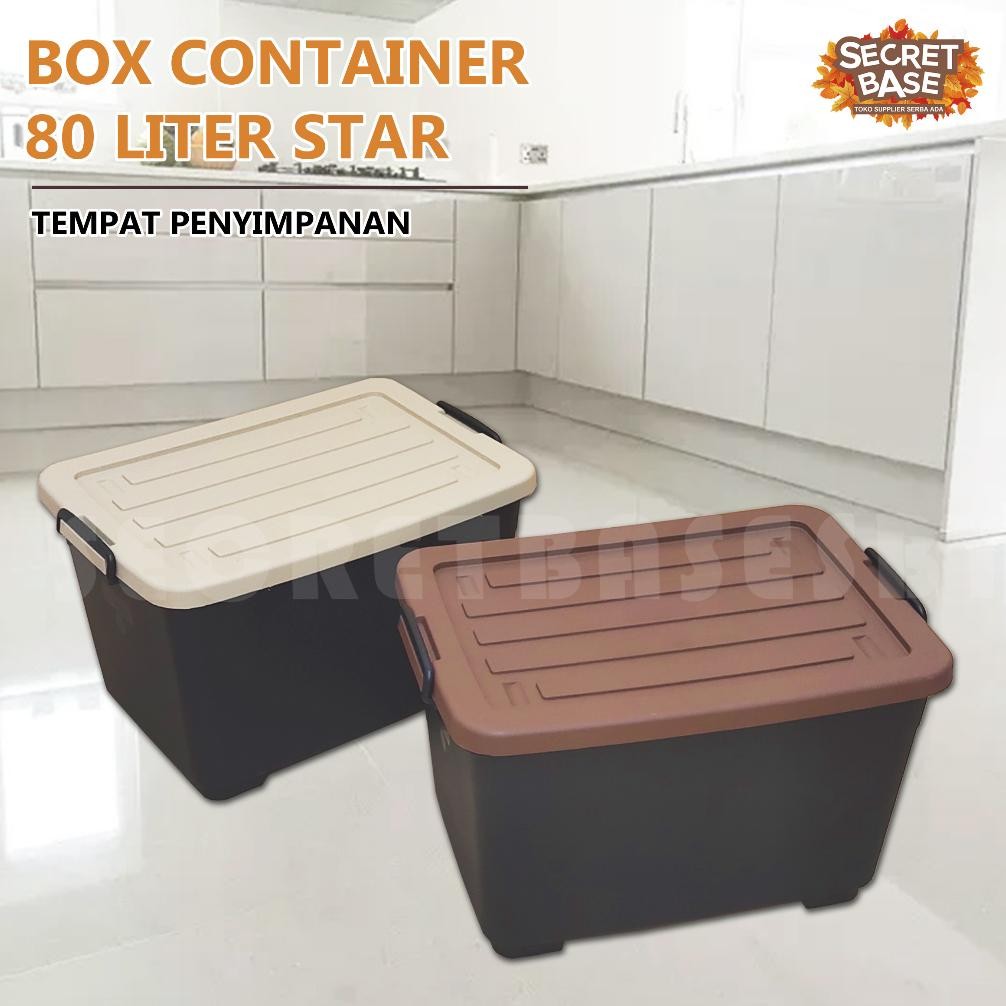 Jual Box Star - Dapat Roda / Kontainer Box / Container Box Plastik 50L ...