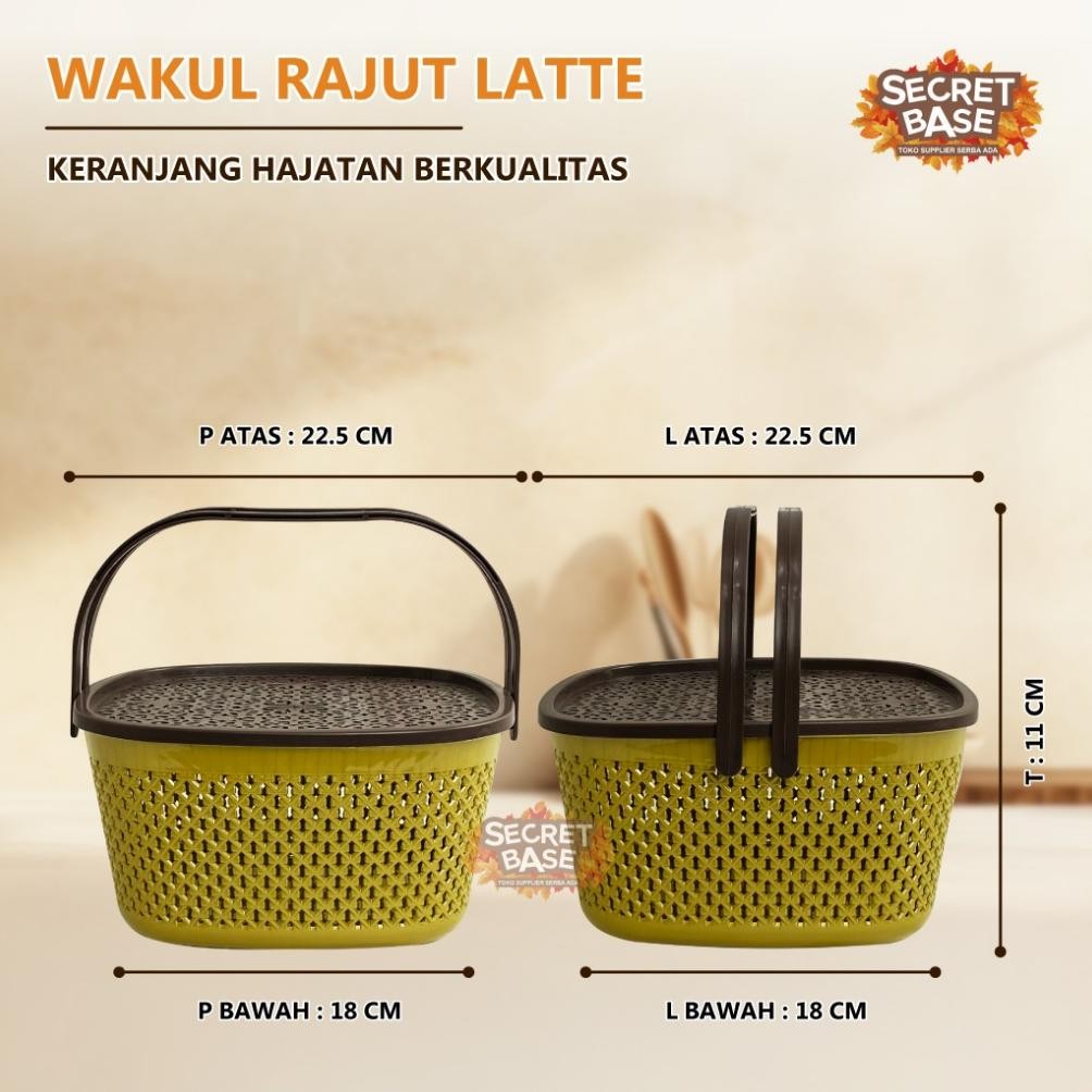 Jual Wakul Rajut Latte - Keranjang Hajatan Unik / Besek Berkat Jaman ...