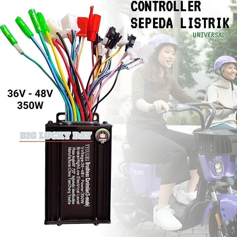 Jual Premium Controller Sepeda Listrik 36V - 48V 350W Universal Warna ...
