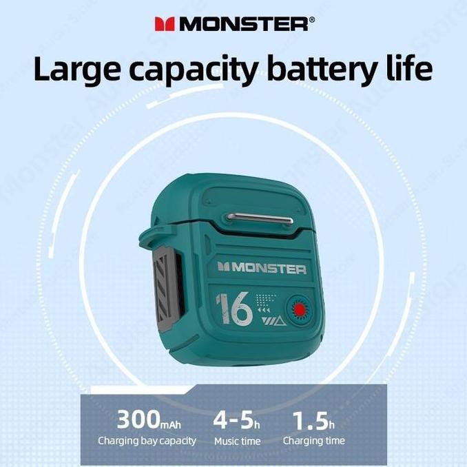 Jual Original MONSTER XKT16 Airmars TWS True Wireless EarHeadset ...