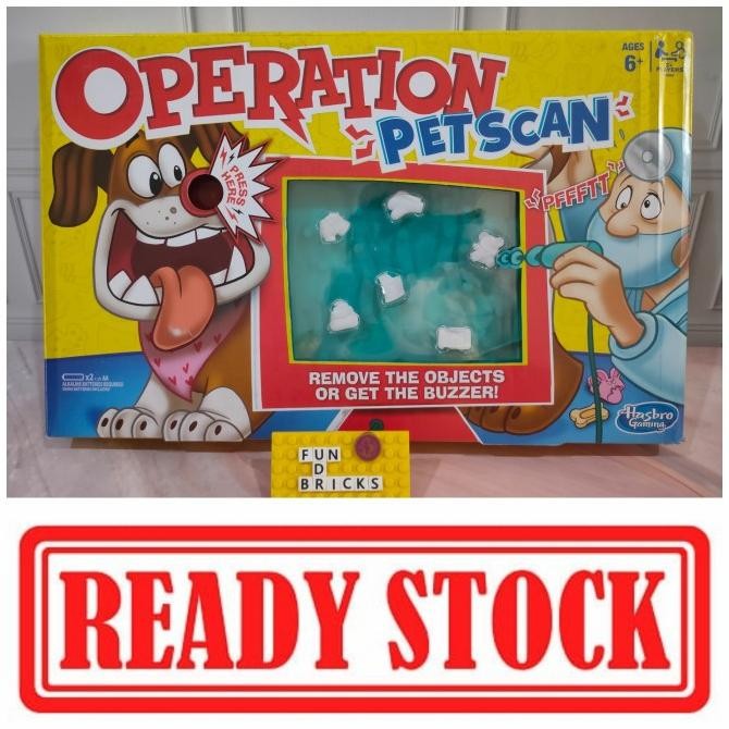 Jual Hasbro Gaming Operation Pet Scan Board Game | Shopee Indonesia