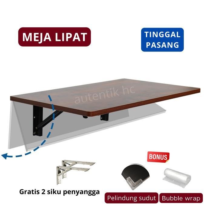 Jual Meja Lipat Portable Tempel Dinding Kerja Laptop Minimalis Hemat ...