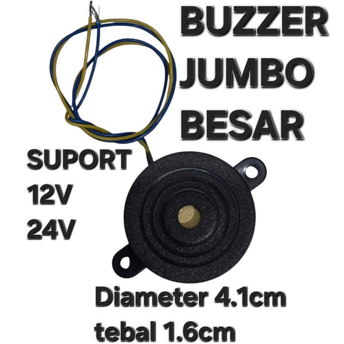 Jual Terbaru ( BUZER 12V BESAR ) BUZZER 12 V Volt DC sensor parkir ...