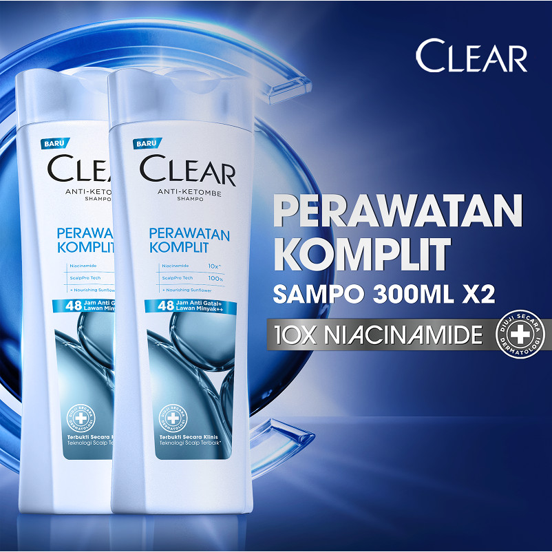Jual Clear Shampo Complete Soft Care 300ML - TwinPack | Shopee Indonesia
