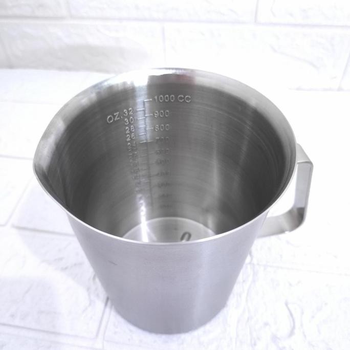 Jual TEBAL Gelas Ukur 2 Liter Stainless Measuring Cup Jug Mug Takaran ...