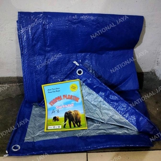 Jual Terpal Plastik A3 Ukuran 5X7 Meter Biru Silver Original | Shopee ...