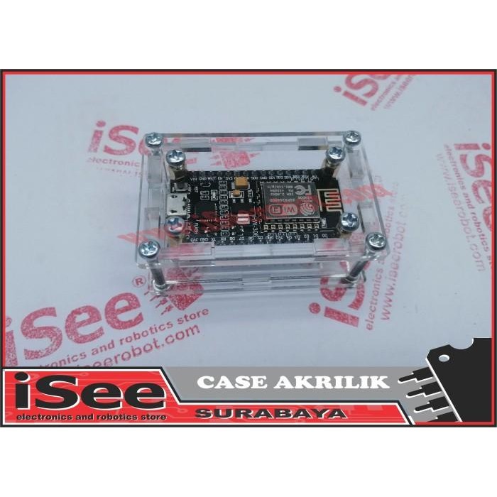 Jual Acrylic Case Box King Chasis for Nodemcu Amica LUA CP2102 ESP8266 Wifi | Shopee Indonesia