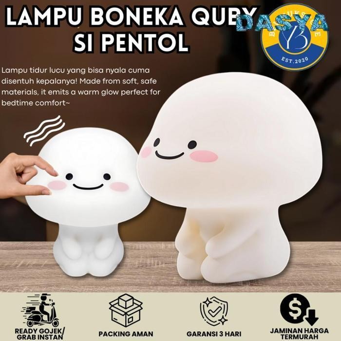 Jual BARU BONEKA LAMPU TIDUR QUBY SI PENTOL STAR MOLY SOFT HEAD TOUCH ...