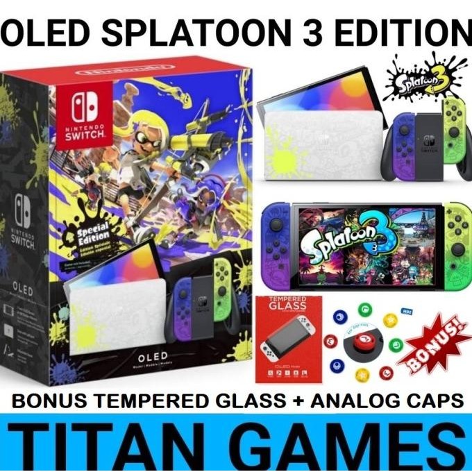 Jual Nintendo Switch OLED Splatoon 3 Edition Console murah | Shopee ...