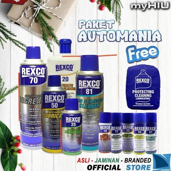 Jual BEBAS ONGKIR - Paket REXCO AUTOMANIA Isi 10 klg Perawatan ...