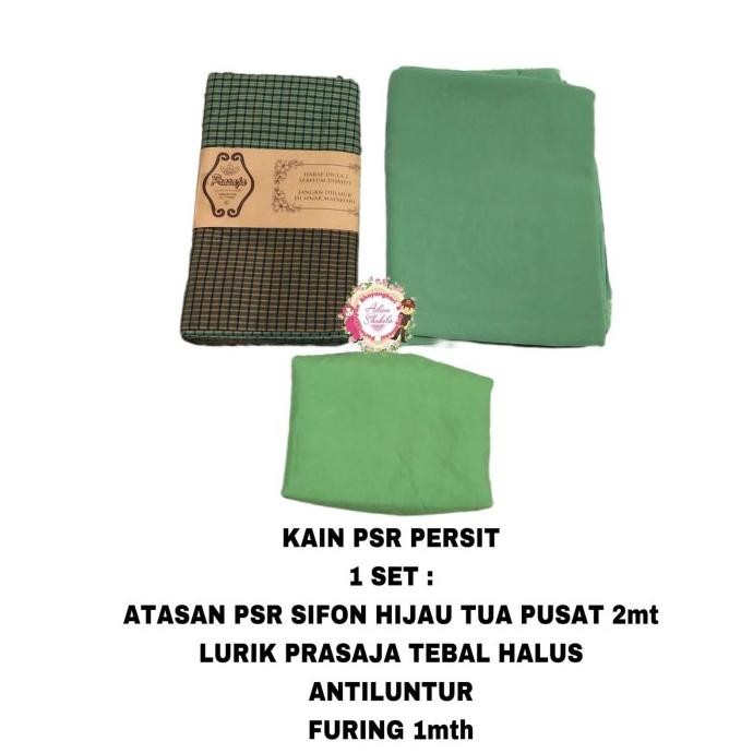 Jual KAIN PSR PERSIT BAHAN ATASAN PUSAT PLUS FURING DAN LURIK BAGONG OS ...