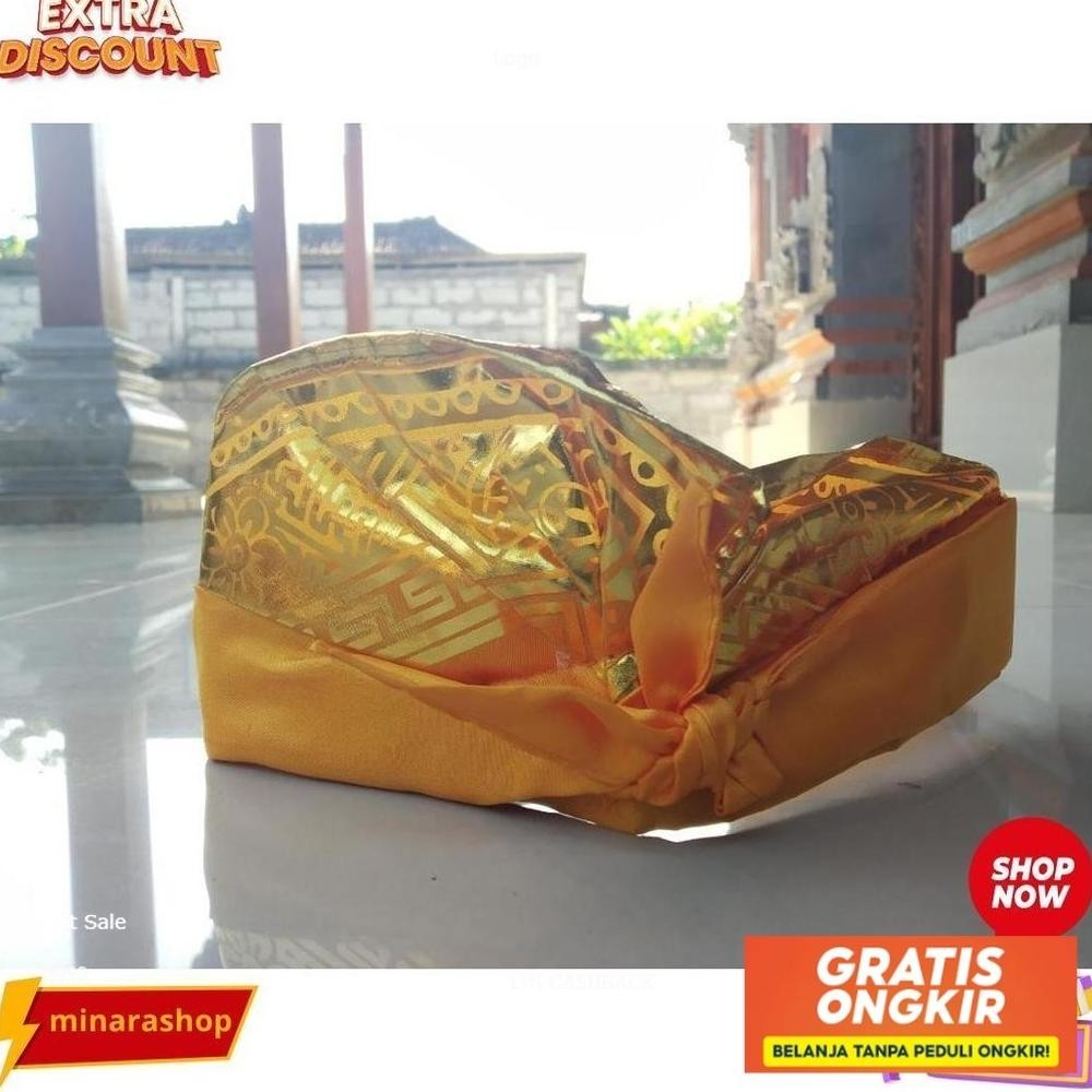 Jual Udeng Prada Jadi Langsung Pakai Warna Warni Hitam Putih Merah ...