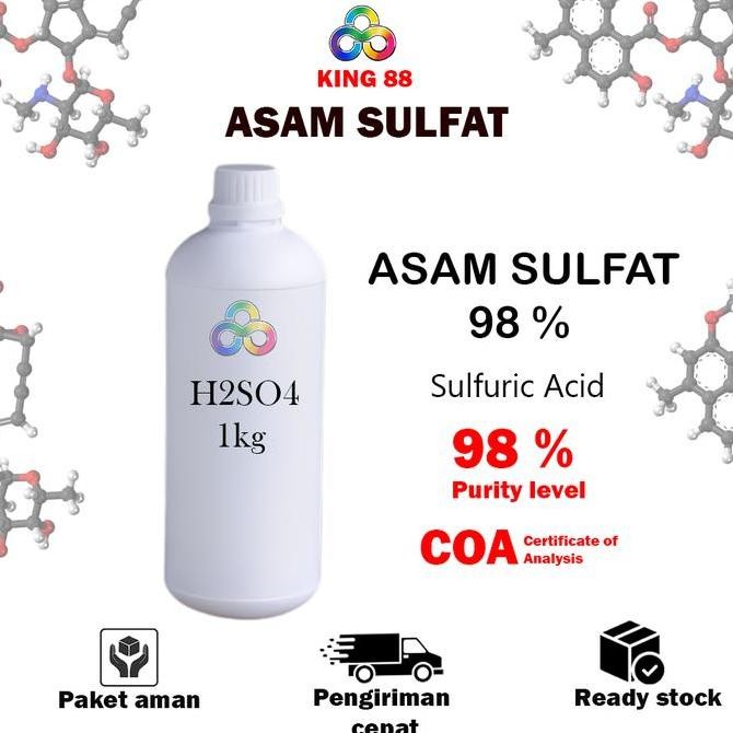Jual As 1kg / H2SO4 98% / Sulphuric Acid / Asam Sulpahte Murah | Shopee ...