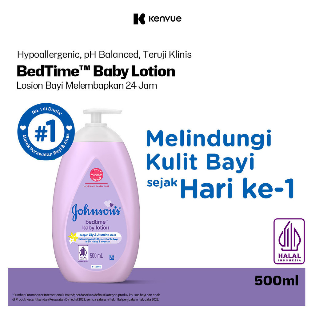 Jual JOHNSON'S Bedtime Baby Lotion - Losion Bayi 500ml | Shopee Indonesia
