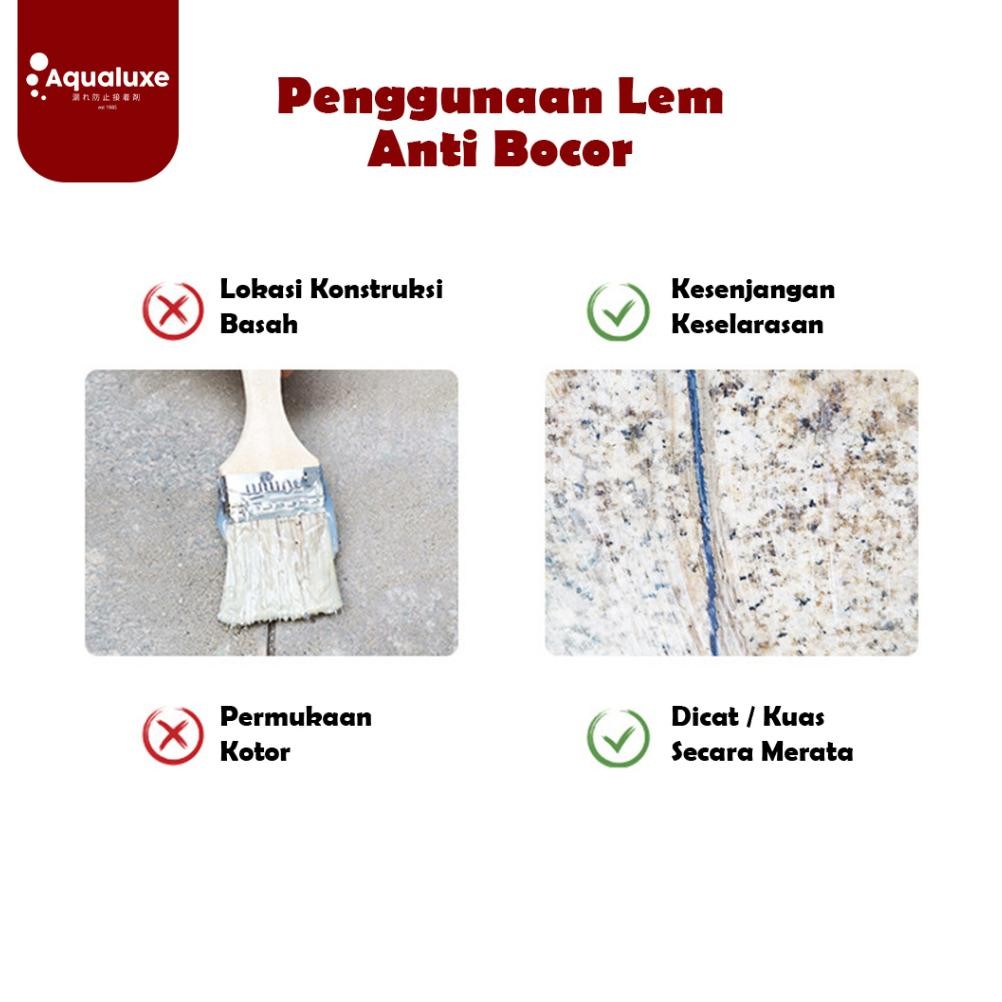 Jual Qw-7 Dg-78 Aqualuxe Lem Transparan 1Kg Pelapis Anti Bocor ...