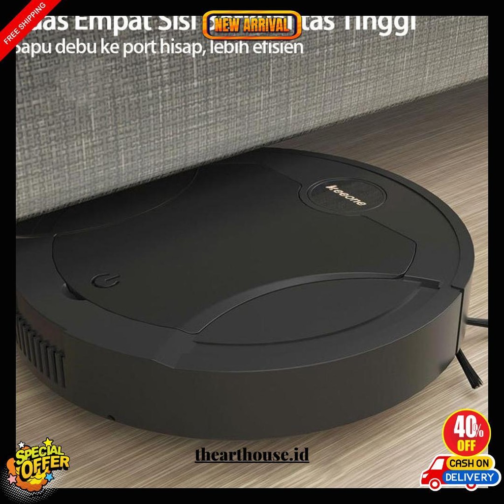 Jual Keeone Robot Vacuum Cleaner 5 In 1 Portable Penyedot Debu Rumah Sapu Otomatis Robot ...