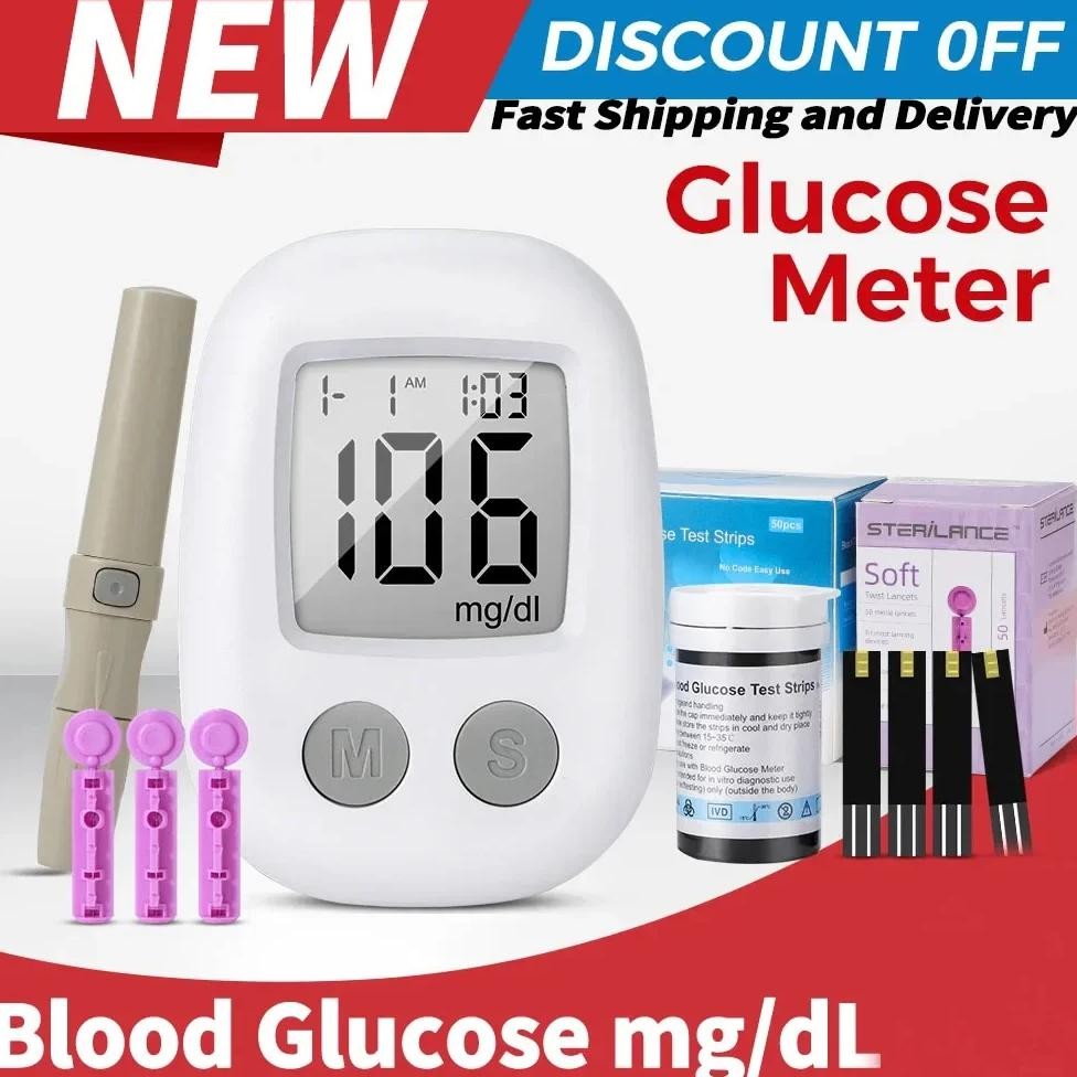 Jual Blood Glucose Meter Glucometer Diabetes Medical Devices With Test ...
