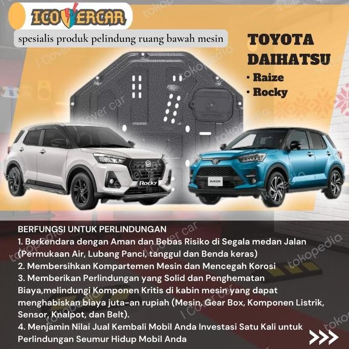 Jual Cover Engine Cover Deck Toyota Raize-Rocky | Shopee Indonesia