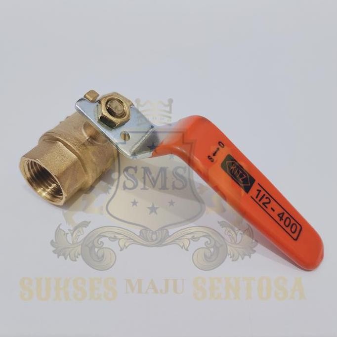 Jual Tersedia BALL VALVE KUNINGAN KITZ 1/2" / STOP KRAN KUNINGAN 1/2 INCH | Shopee Indonesia
