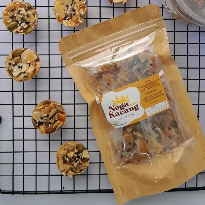 Jual [POUCH]KUE KACANG SULTAN/NOGA KACANG/ALMOND CARAMEL/ALMOND CRISPY ...