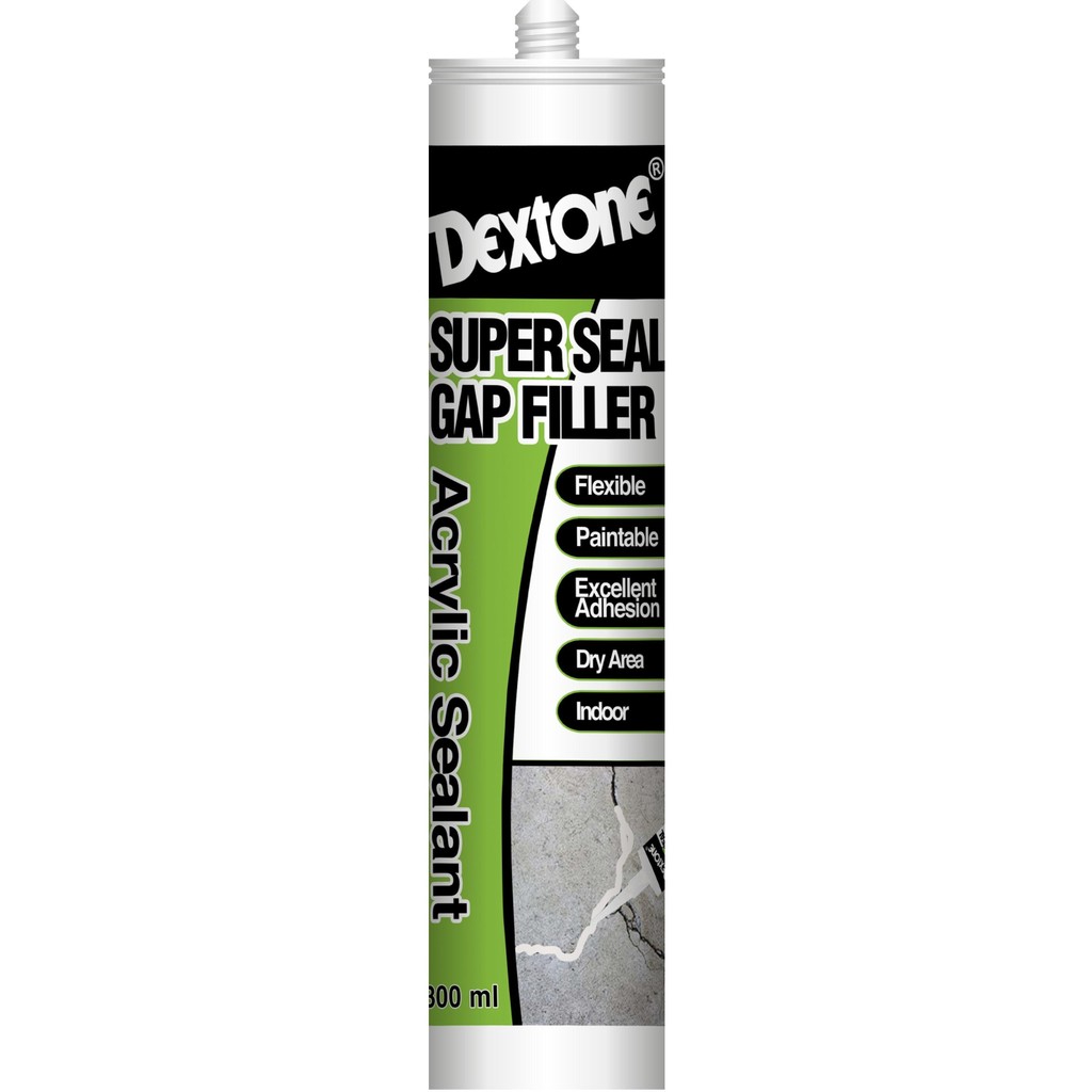 Jual baru lem pengisi celah dextone silicone sealant acrylic gab filler ...