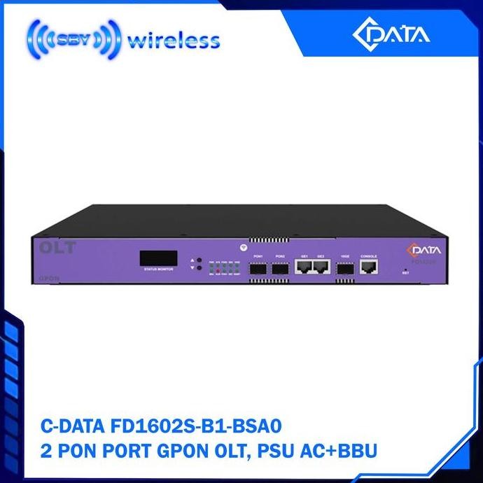 Jual C-DATA FD1602S-B1 GPON OLT 2 PON port 2GE 1SFP+ cdata FD1602S 2port GPON | Shopee Indonesia