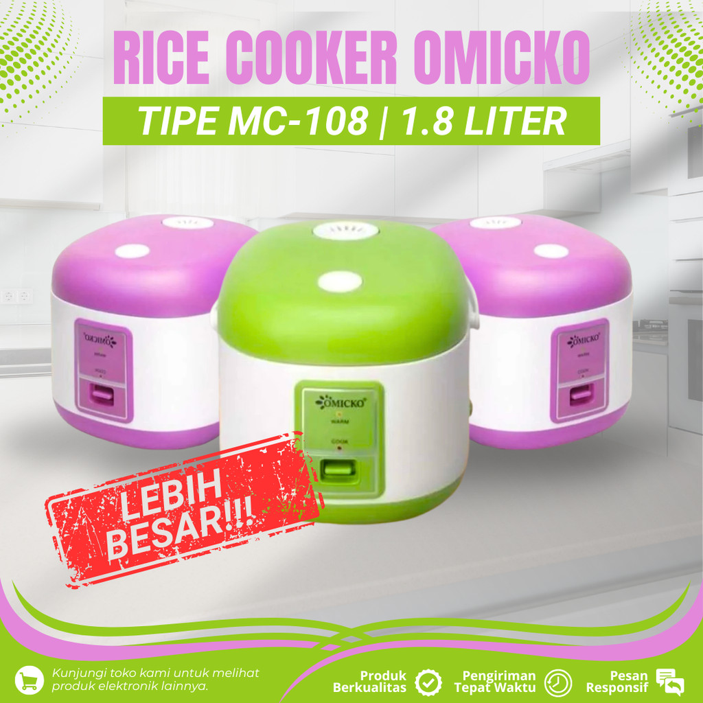 Jual MAGIC COM TRISONIC RICE COOKER 1.8 LITER TRISONIC T-707A NEW ...