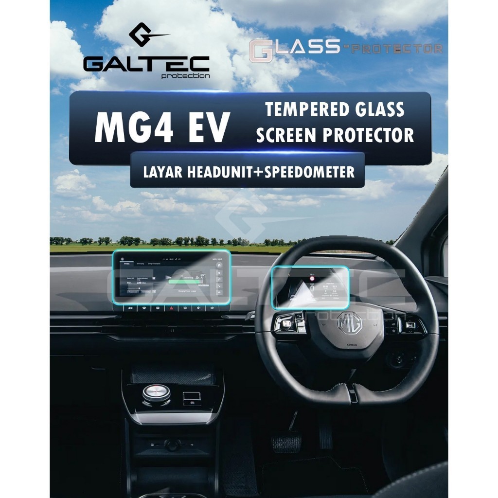 Jual [FULLSET] Galtec Protection MG4 MG 4 EV Tempered Glass Screen ...
