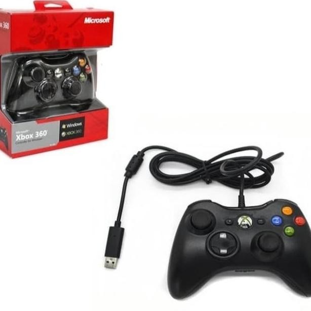 Jual Microsoft Stik Stick Xbox 360 Wired PC Original Pabrik | Shopee ...