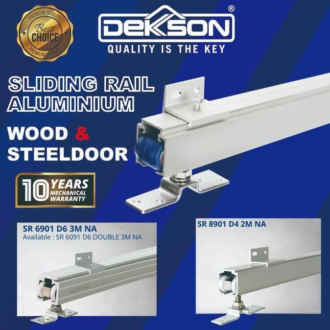 Jual Rel Sliding/Sliding Track Door Aluminium Dekkson D3 Panjang 1 ...