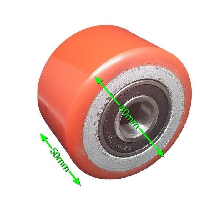 Jual Roda Hand Pallet PU 80 x 50 mm | Shopee Indonesia