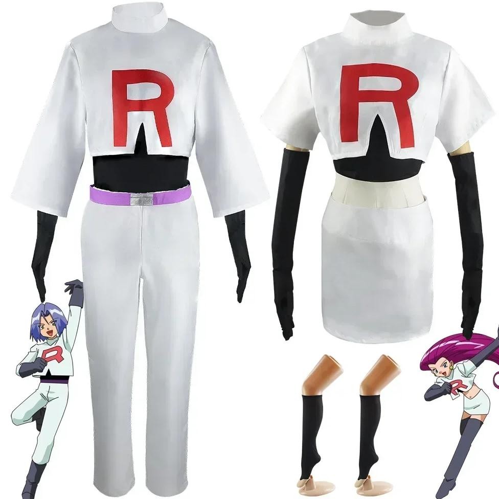 Jual Pokmon Cos Costume Musashi Kojiro Xiaozhi Cosplay Costume Comic ...